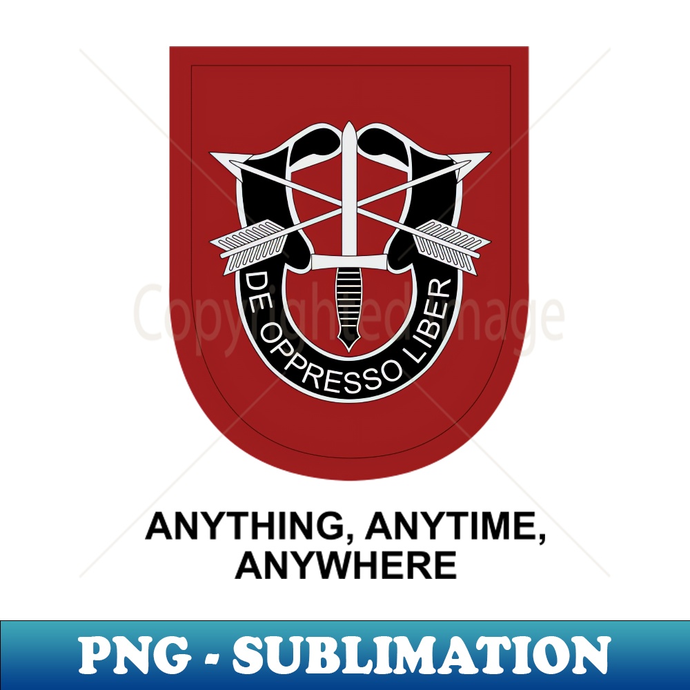 7th Special Forces Group Airborne Beret Flash Anything Anyti | Inspire ...