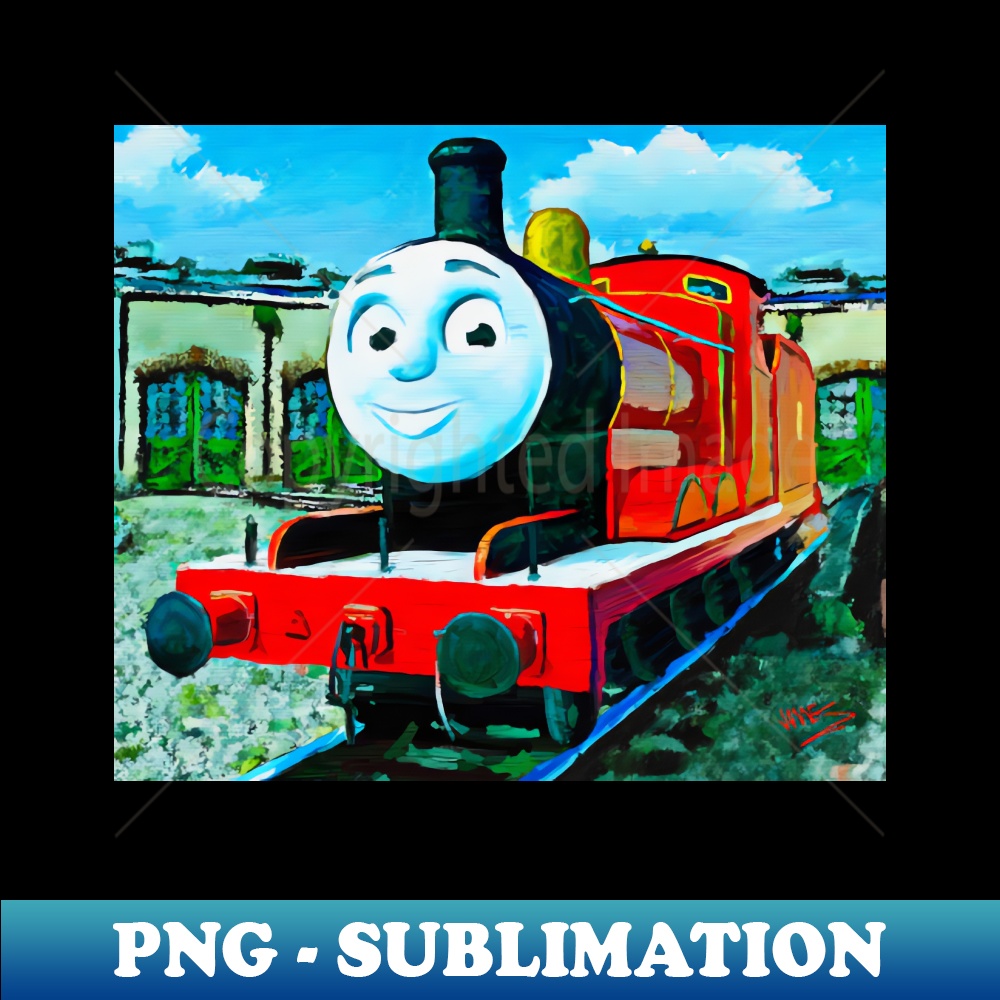 Thomas the tank engine - Signature Sublimation PNG File - Tr | Inspire ...