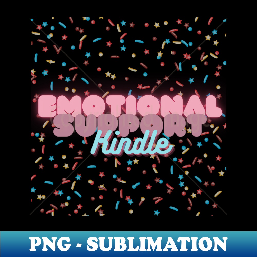 Emotional Support Kindle Pink - Pink Stars - Signature Subli | Inspire ...