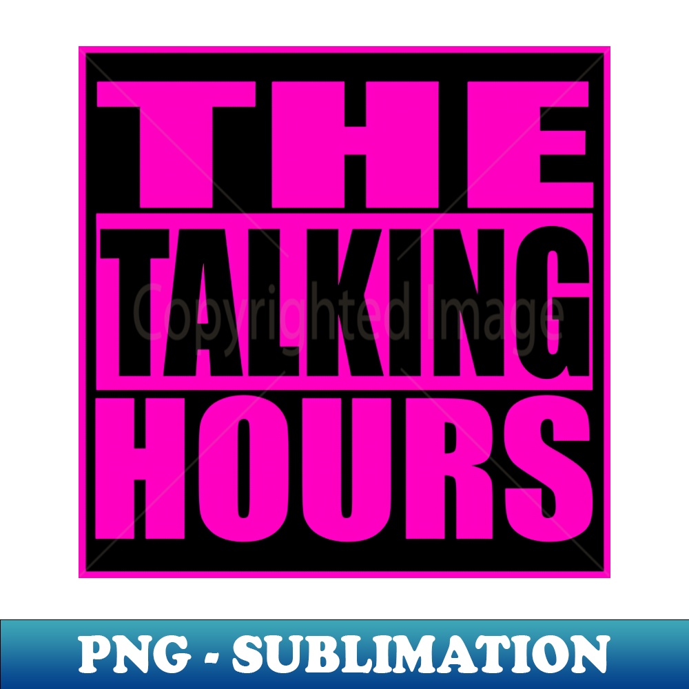 The Talking Hours - Pink Logo - Retro PNG Sublimation Digita | Inspire ...