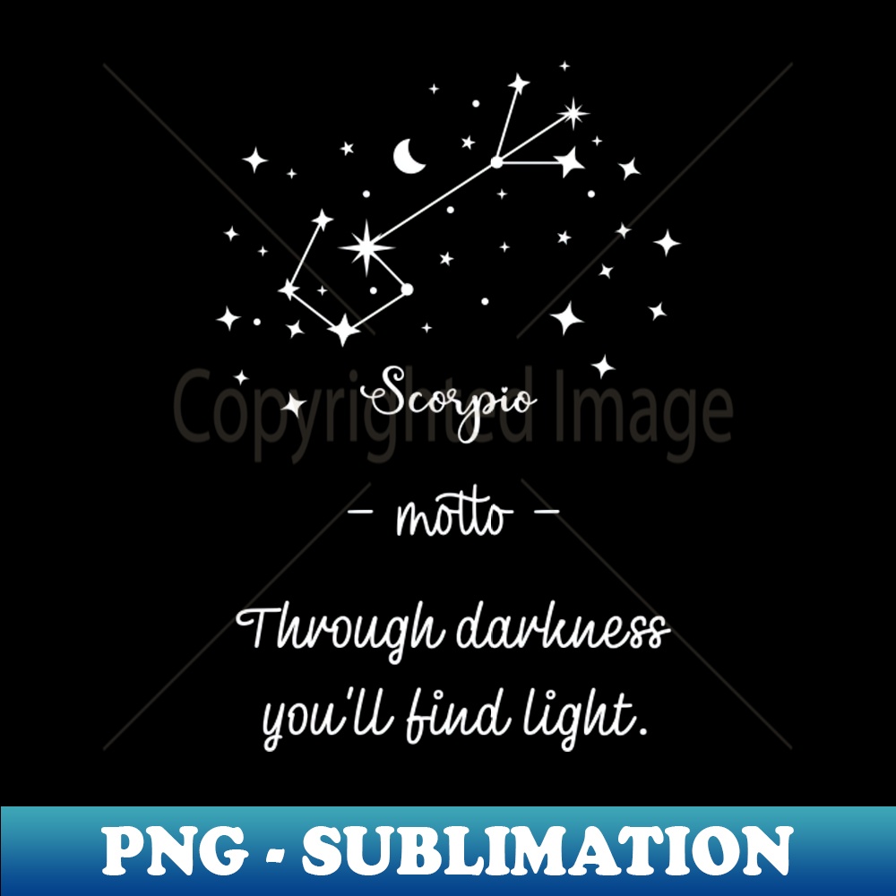 Key phrases of the zodiac signs Scorpio - Sublimation-Ready - Inspire ...