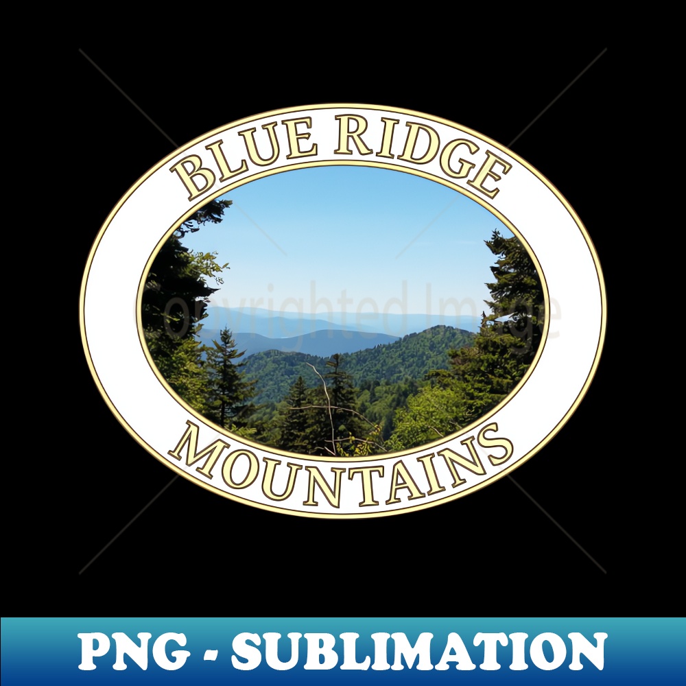 Blue Ridge Mountains of North Carolina - PNG Sublimation Dig | Inspire ...