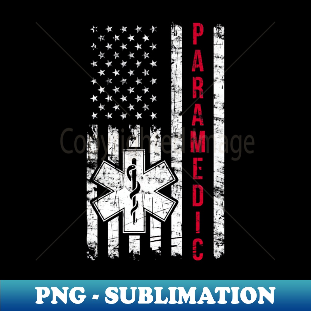 Paramedic American Flag Independence Day EMT EMS USA - Signa | Inspire ...