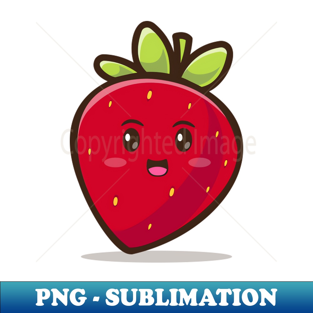 Kawaii Cute Strawberry Cartoon Illustration Png Transparen Inspire Uplift
