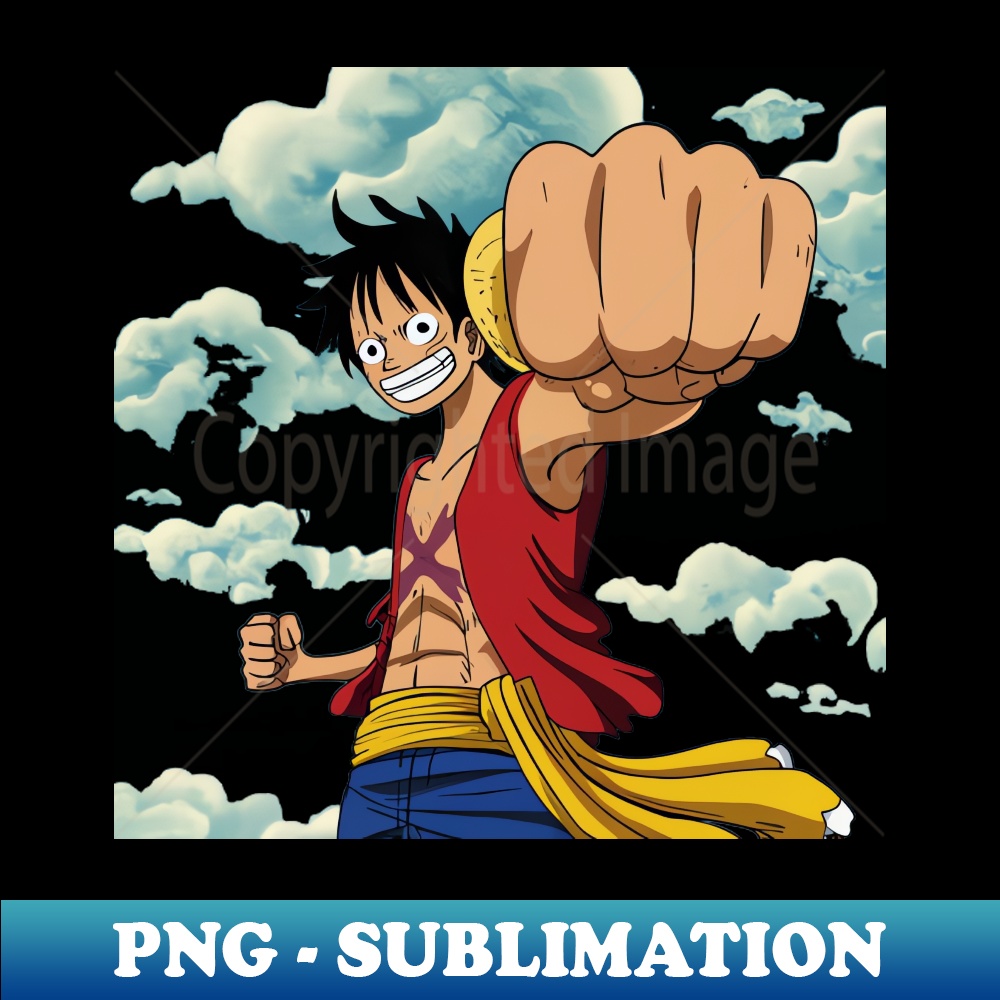 luffy - one piece - Artistic Sublimation Digital File - Bold | Inspire ...