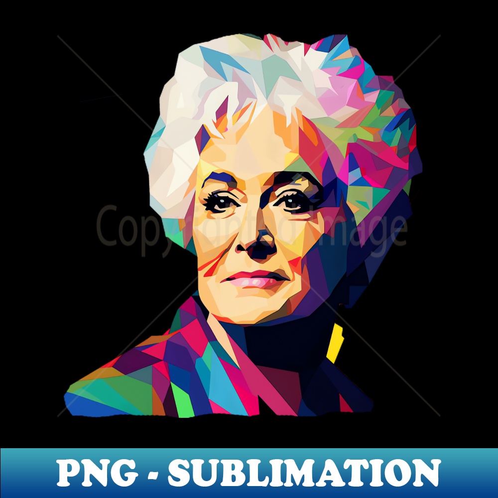 Bea Arthur - Sublimation-Ready PNG File - Capture Imaginatio | Inspire ...