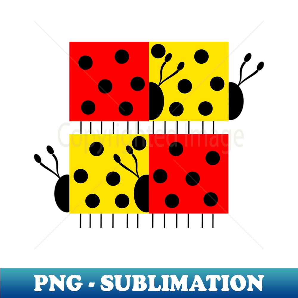 Square LadyBug - Exclusive PNG Sublimation Download - Captur - Inspire ...