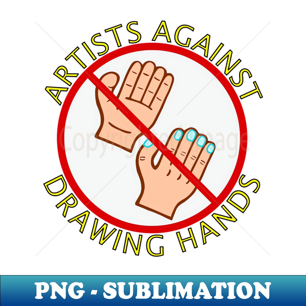 Artists Against Drawing Hands Emblem - Modern Sublimation PN | Inspire ...