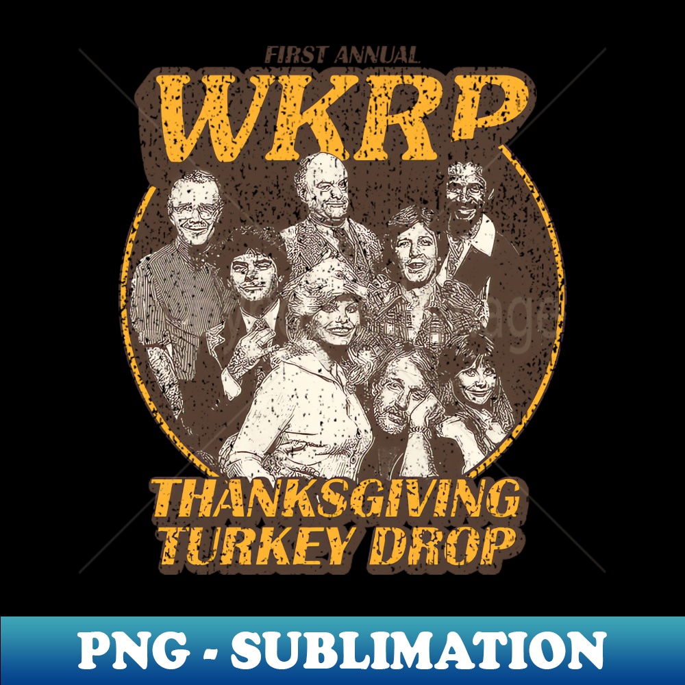 WKRP First Annual Turkey Drop - High-Quality PNG Sublimation | Inspire ...