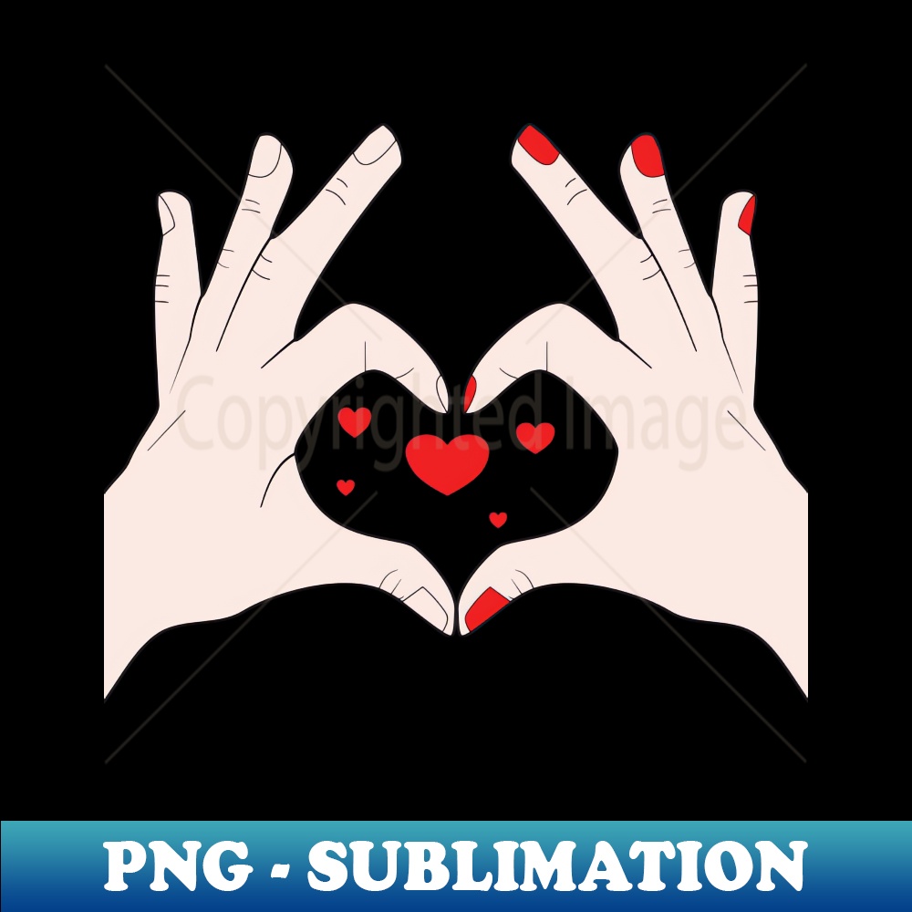Hands Making Heart Shape Love Sign Language Valentines Day - | Inspire ...