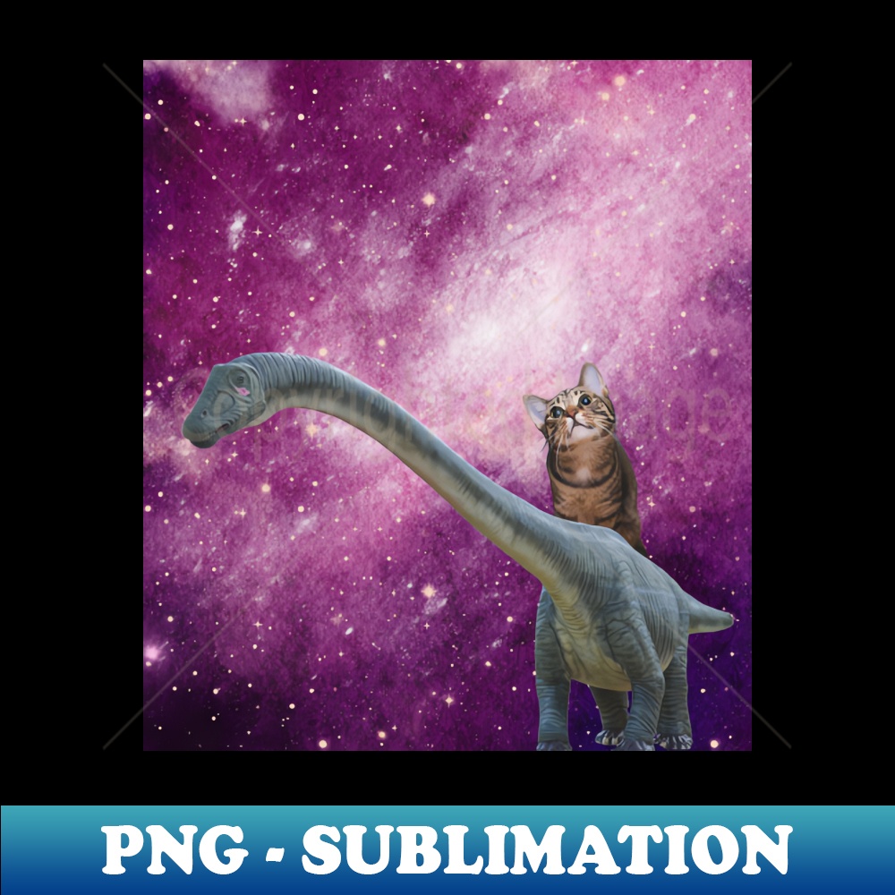 A cat exploring universe on his dinosaur - Special Edition S | Inspire ...