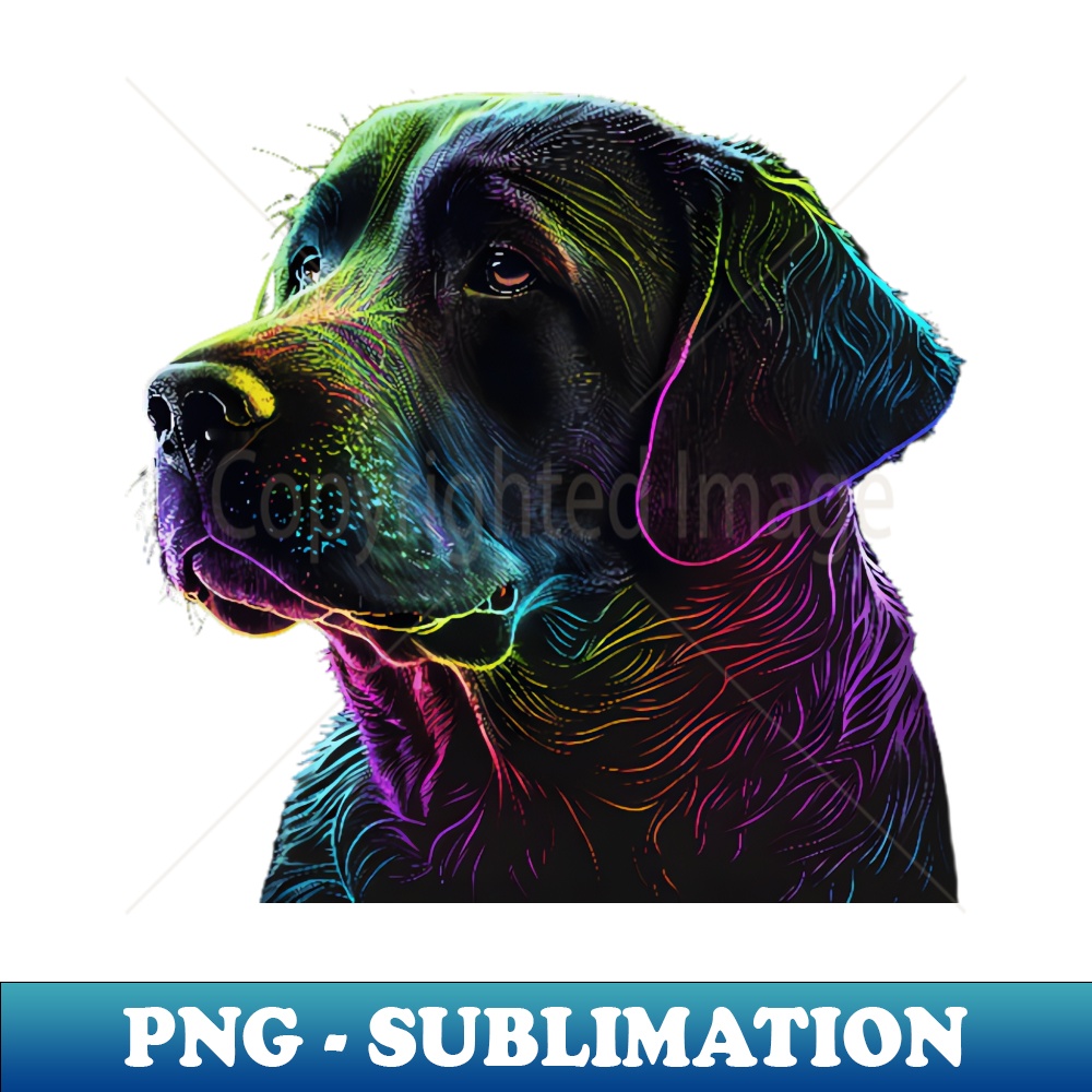 Neon Labrador - Instant Sublimation Digital Download - Insta | Inspire ...