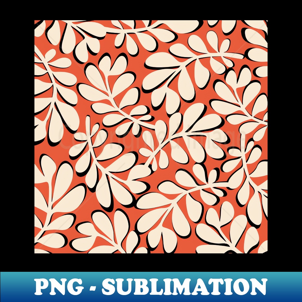Mid Mod Cherry Red - PNG Transparent Sublimation Design - Fa | Inspire ...