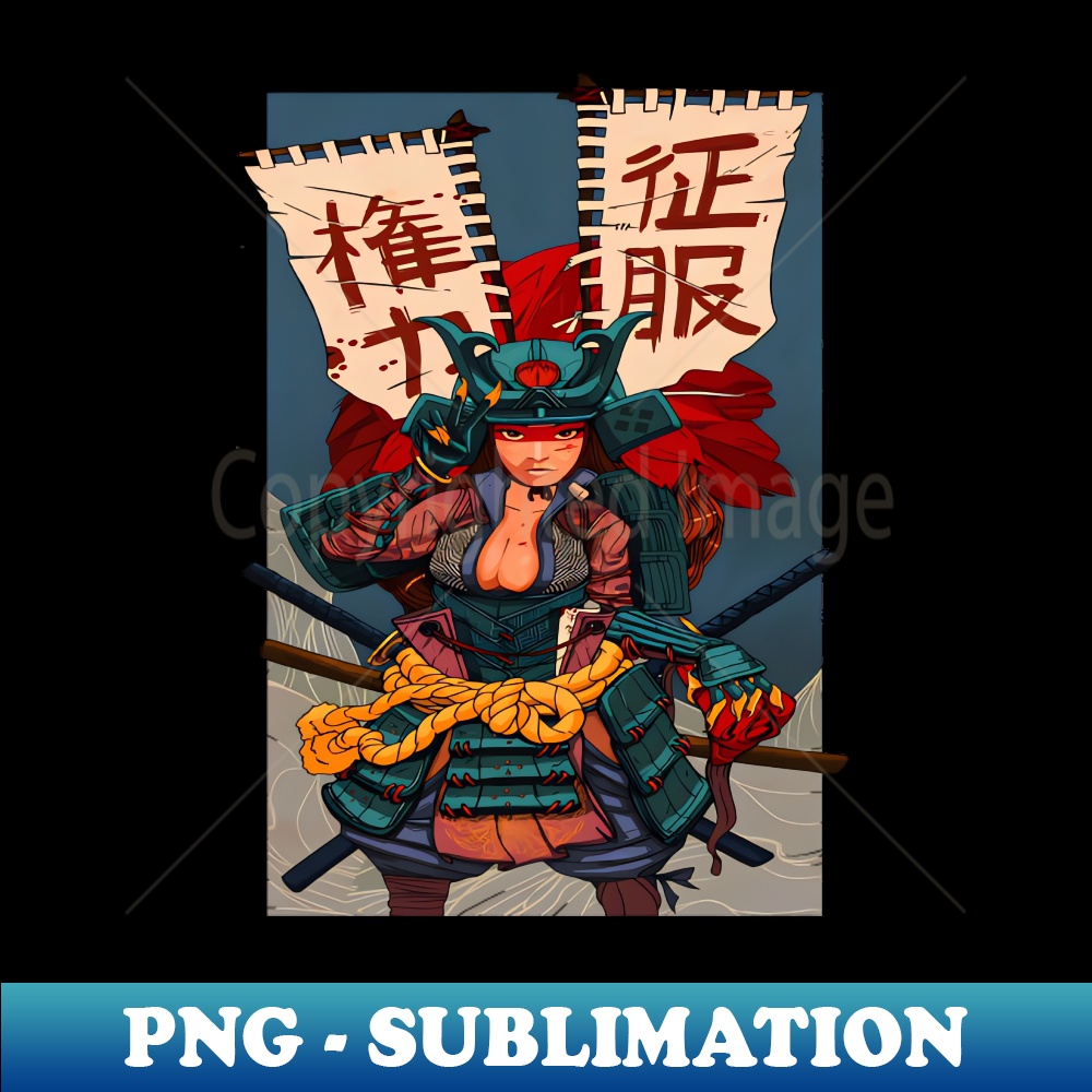 Samurai Chillhop - PNG Transparent Sublimation Design - Bold | Inspire ...