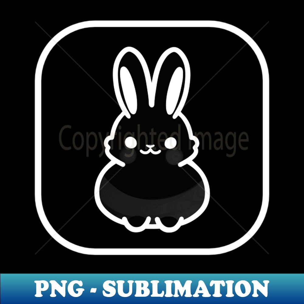 White Bunny Cute Minimalist Aesthetic Design - PNG Transpare | Inspire ...