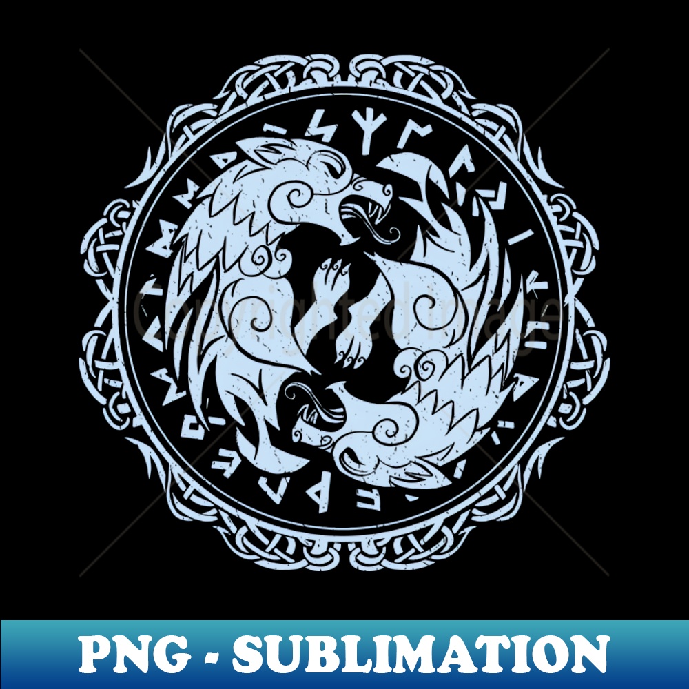 Viking Wolves and runes mythology symbol - Exclusive PNG Sub | Inspire ...