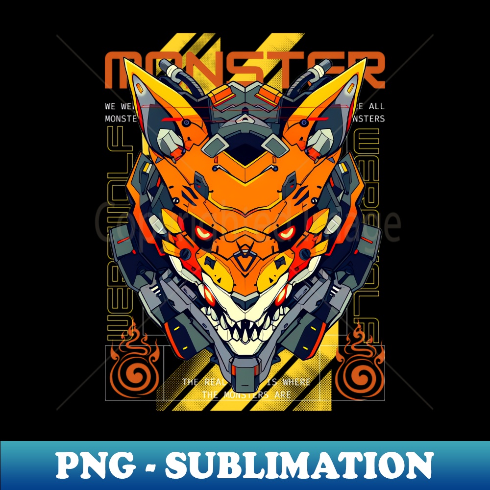 Mecha Monster Mecha Werewolf Design - Signature Sublimation | Inspire ...