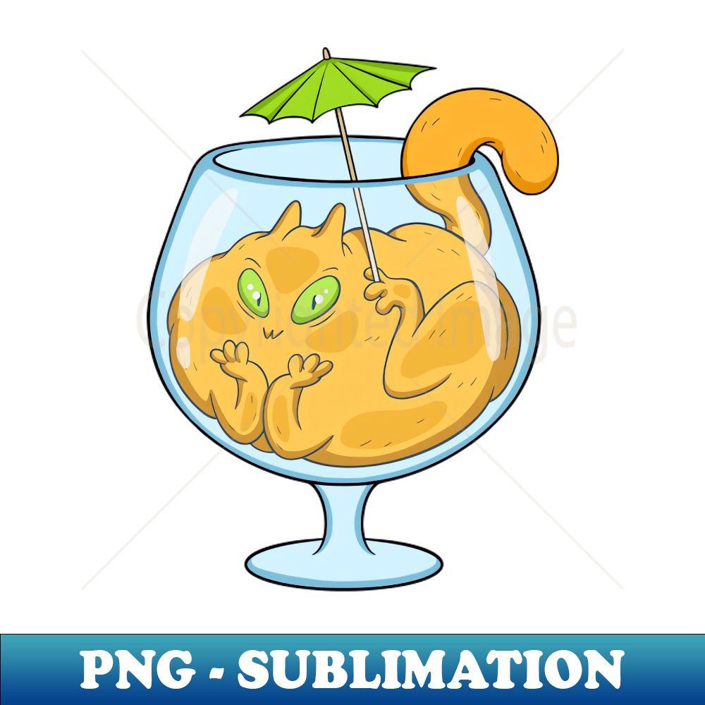 cat cocktail - Exclusive Sublimation Digital File - Defying | Inspire ...