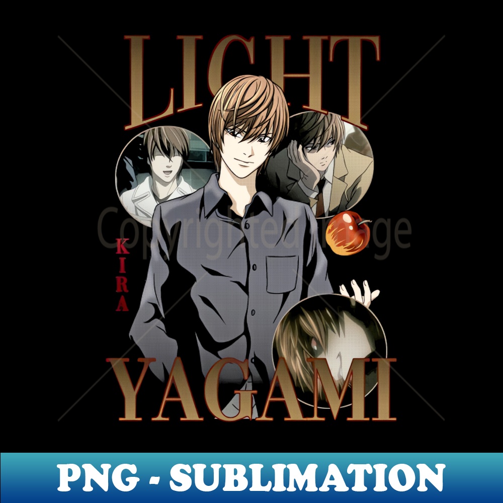 Anime Light Yagami - Exclusive PNG Sublimation Download - Pe | Inspire ...