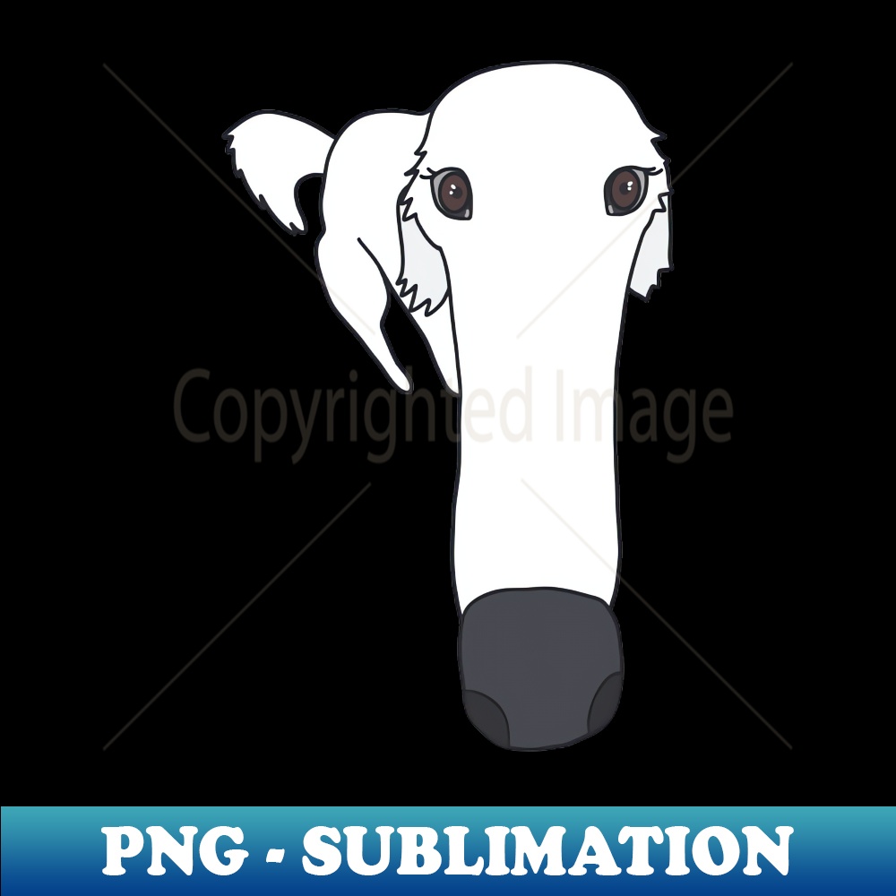 Tiktok Borzoi long nose dog without text - PNG Transparent S | Inspire ...