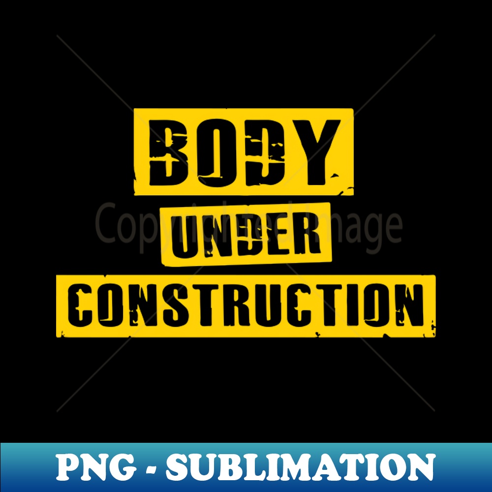Body Under Construction - Artistic Sublimation Digital File | Inspire ...