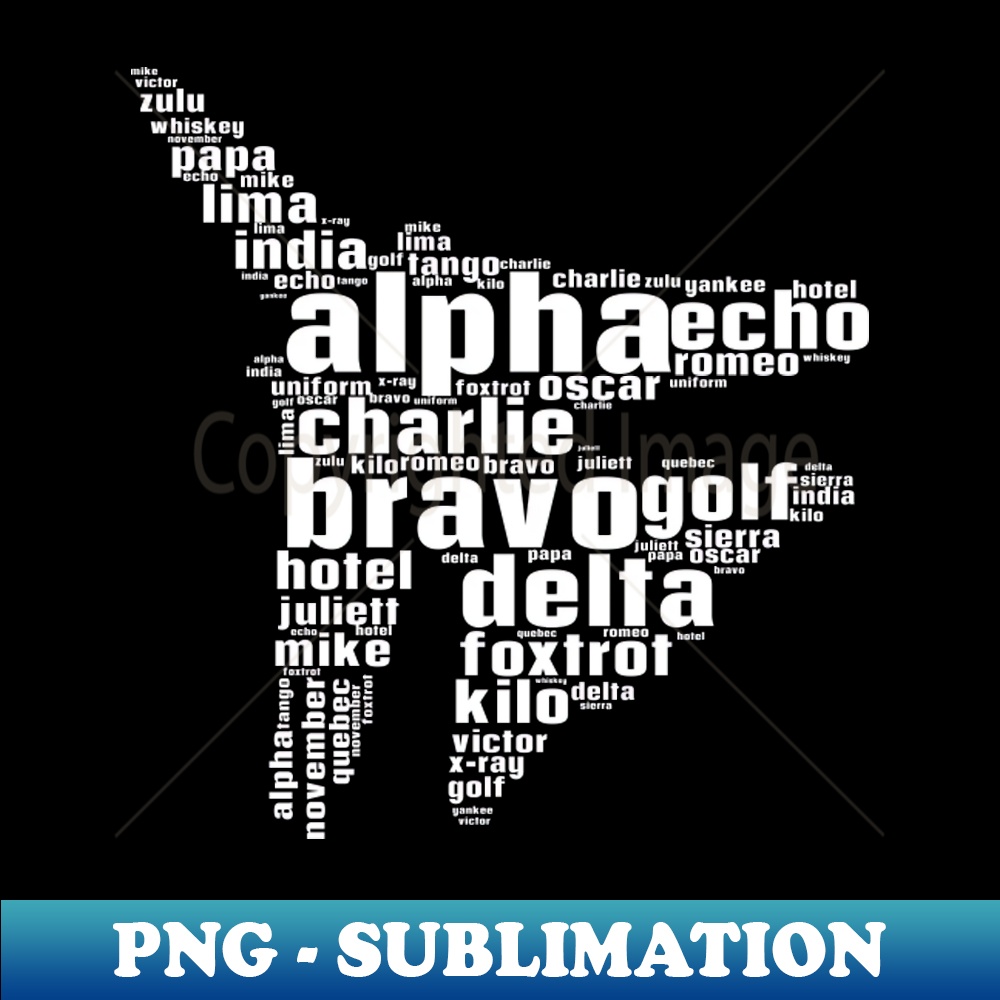 Jet Fighter Phonetic Alphabet Pilot - Exclusive Sublimation | Inspire ...