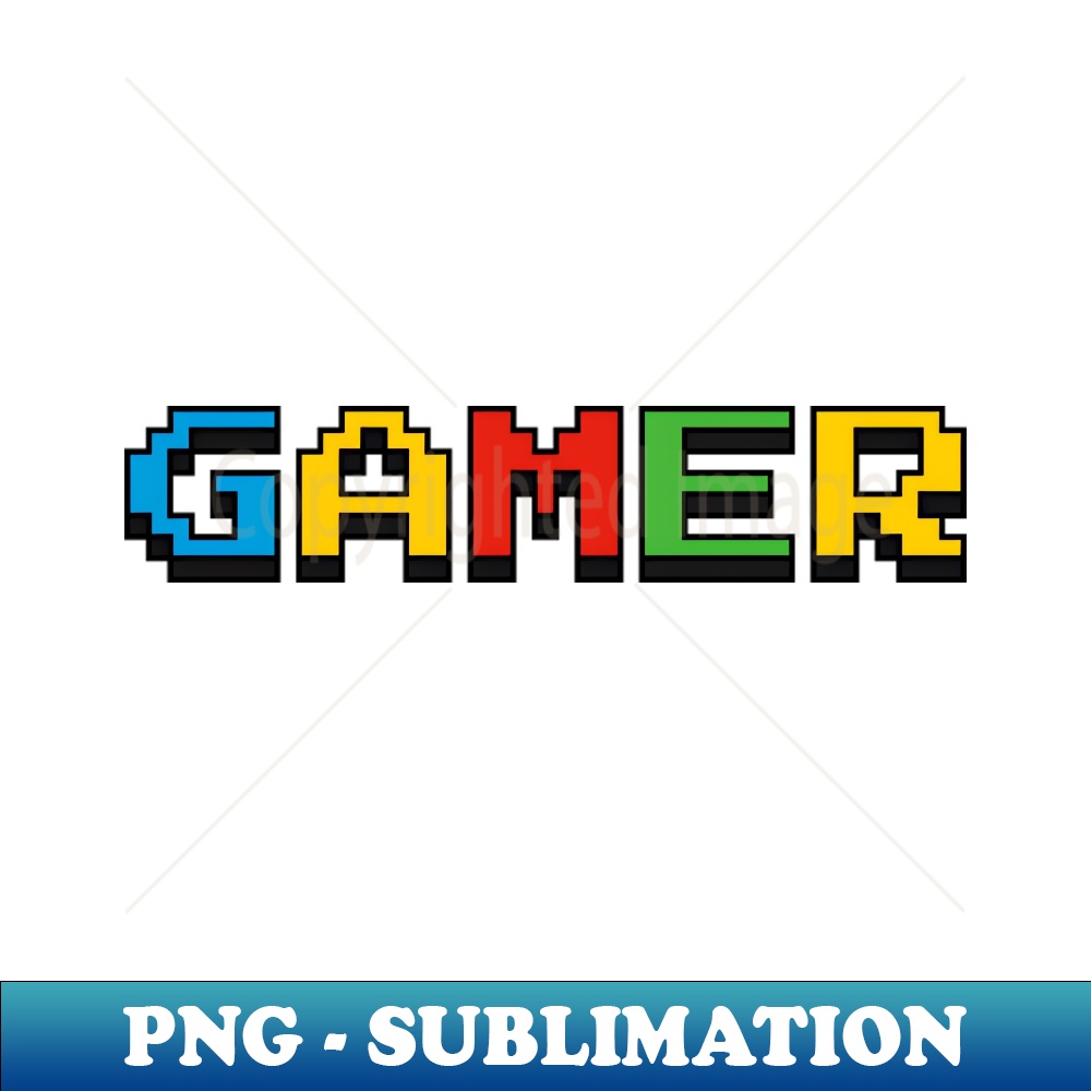 Pixelated pixel GAMER 3D - Exclusive PNG Sublimation Downloa | Inspire ...