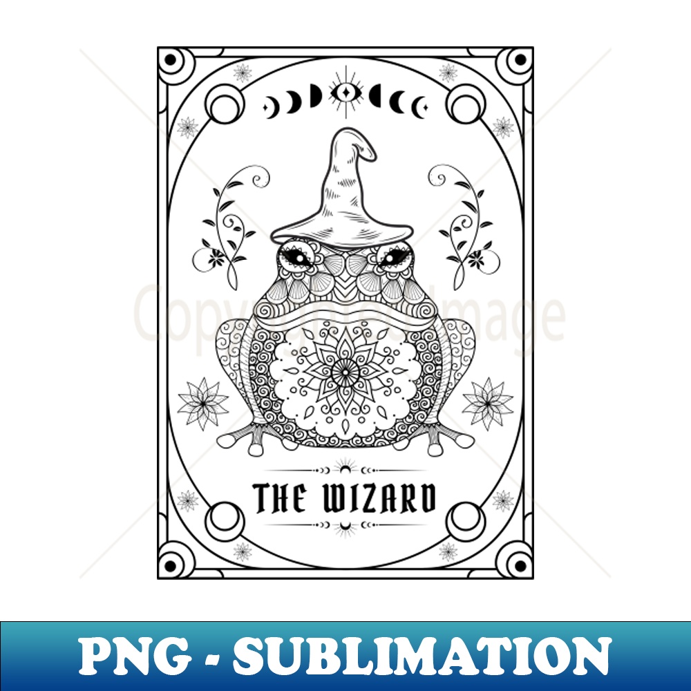 The Wizard Frog Tarot Card Mystical Aesthetic - Artistic Sub | Inspire ...