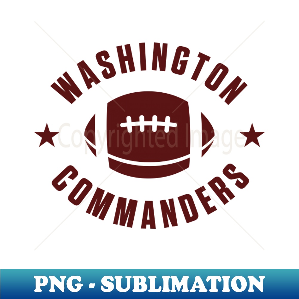 Washington Commanders - PNG Transparent Sublimation File - F | Inspire ...