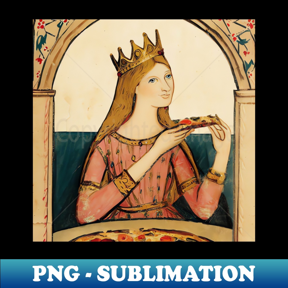 Princess Pizza - Sublimation-Ready PNG File - Fashionable an | Inspire ...