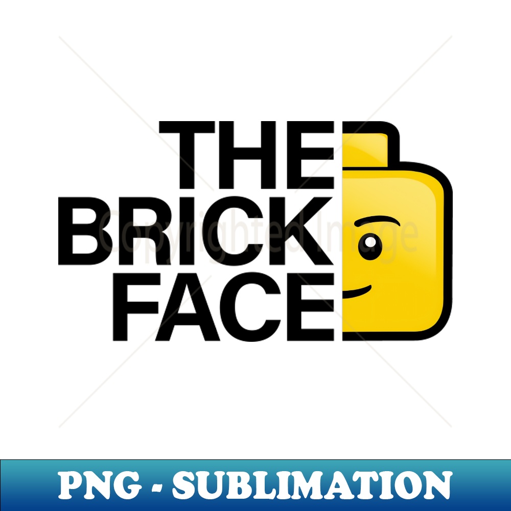 The Brick Face - PNG Transparent Sublimation Design - Perfec | Inspire ...