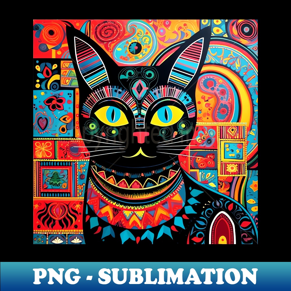Aztec Cat Discover the Captivating - High-Quality PNG Sublim | Inspire ...