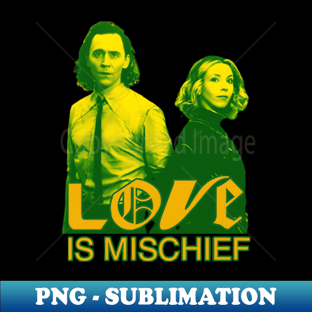 Love is mischief Loki Sylvie - High-Resolution PNG Sublimati | Inspire ...