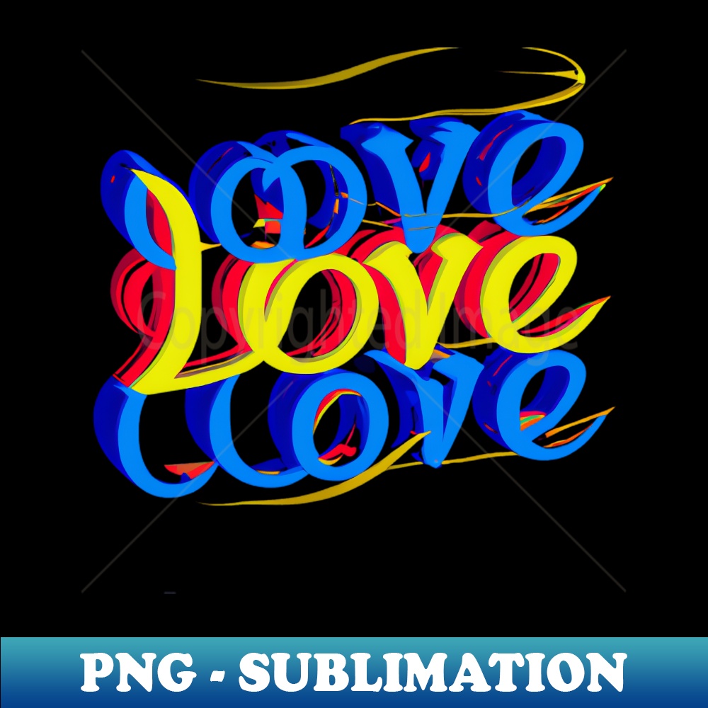 all things begin from love - Retro PNG Sublimation Digital D | Inspire ...