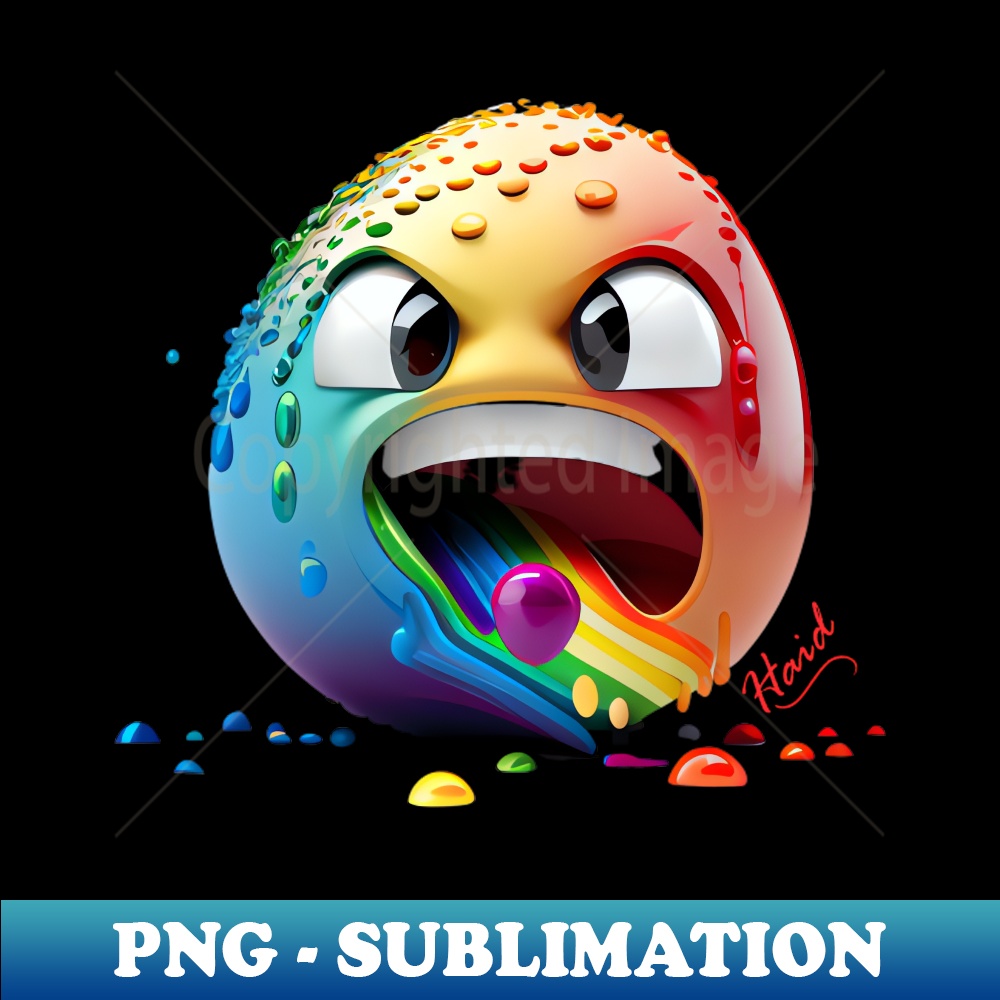 Emoji in colors AI Haid - Premium PNG Sublimation File - Fas | Inspire ...