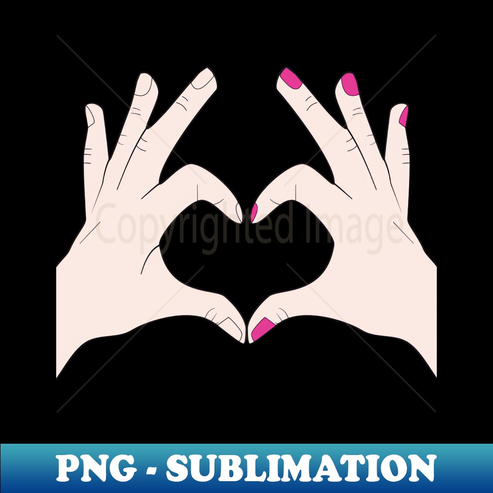 Hands Making Heart Shape Love Sign Language Valentines Day - | Inspire ...