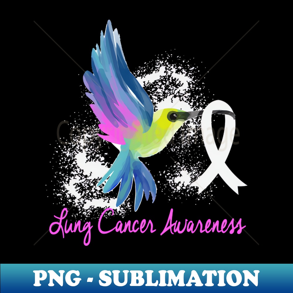 Lung Cancer Awareness - PNG Transparent Sublimation Design - - Inspire ...