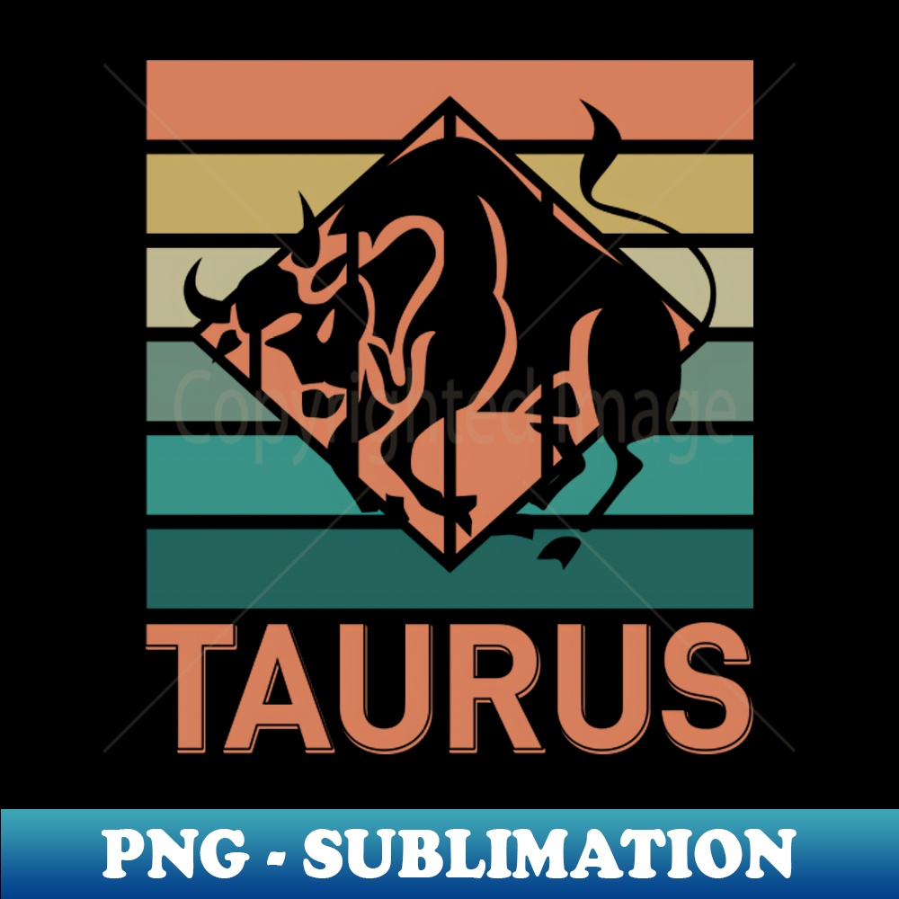 Taurus zodiac sign - PNG Transparent Sublimation Design - Tr - Inspire ...