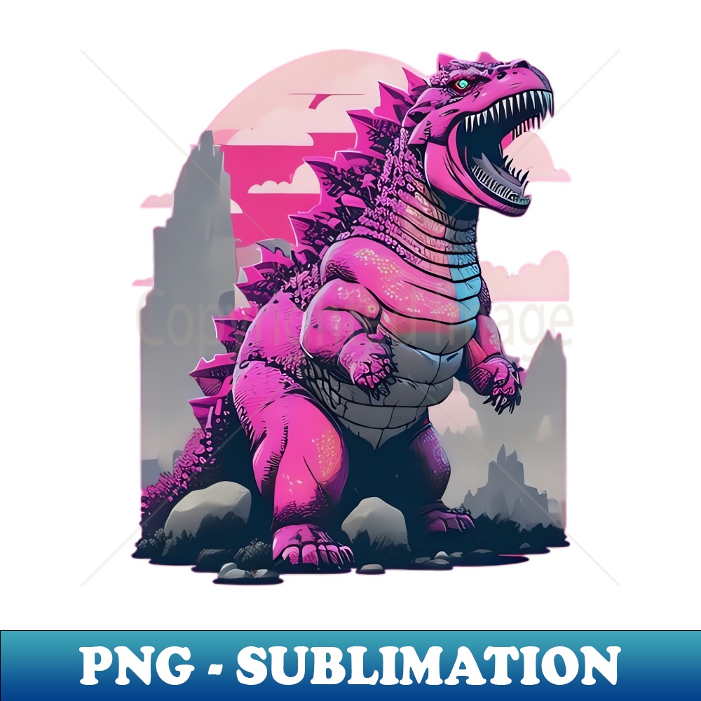 The Pink Godzilla - Professional Sublimation Digital Downloa | Inspire ...