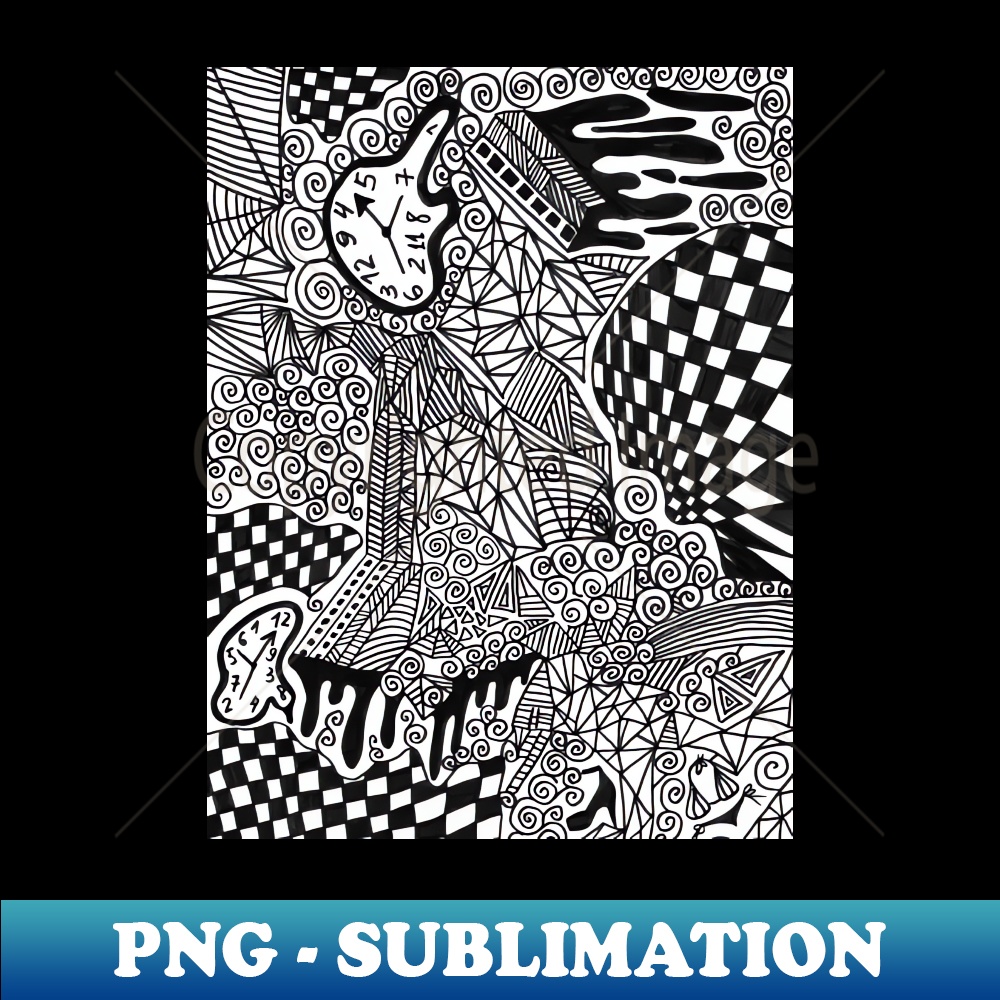 Leaky clock - Aesthetic Sublimation Digital File - Capture I - Inspire ...