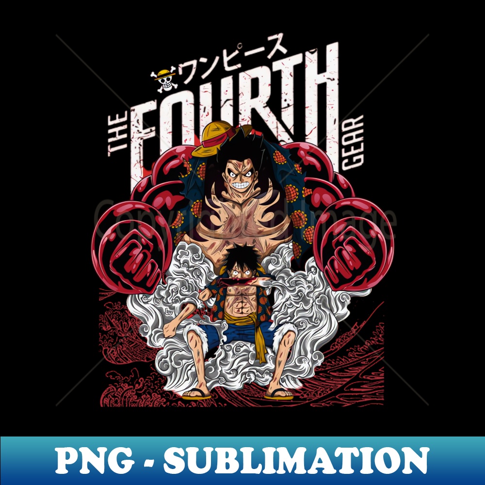 Monkey D Luffy Forth Gear - One Piece Manga Anime Character - Inspire ...