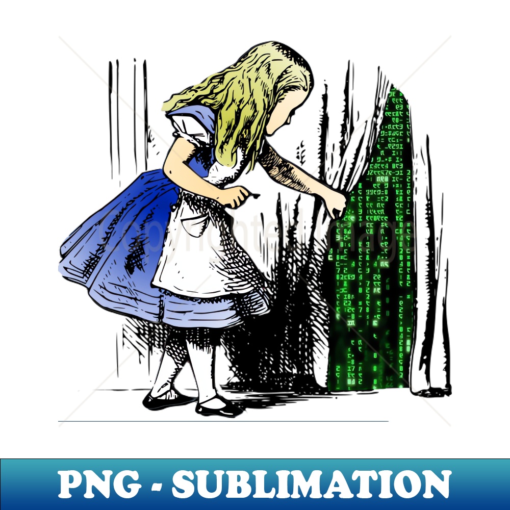 Alice In The Matrix - Stylish Sublimation Digital Download - - Inspire ...