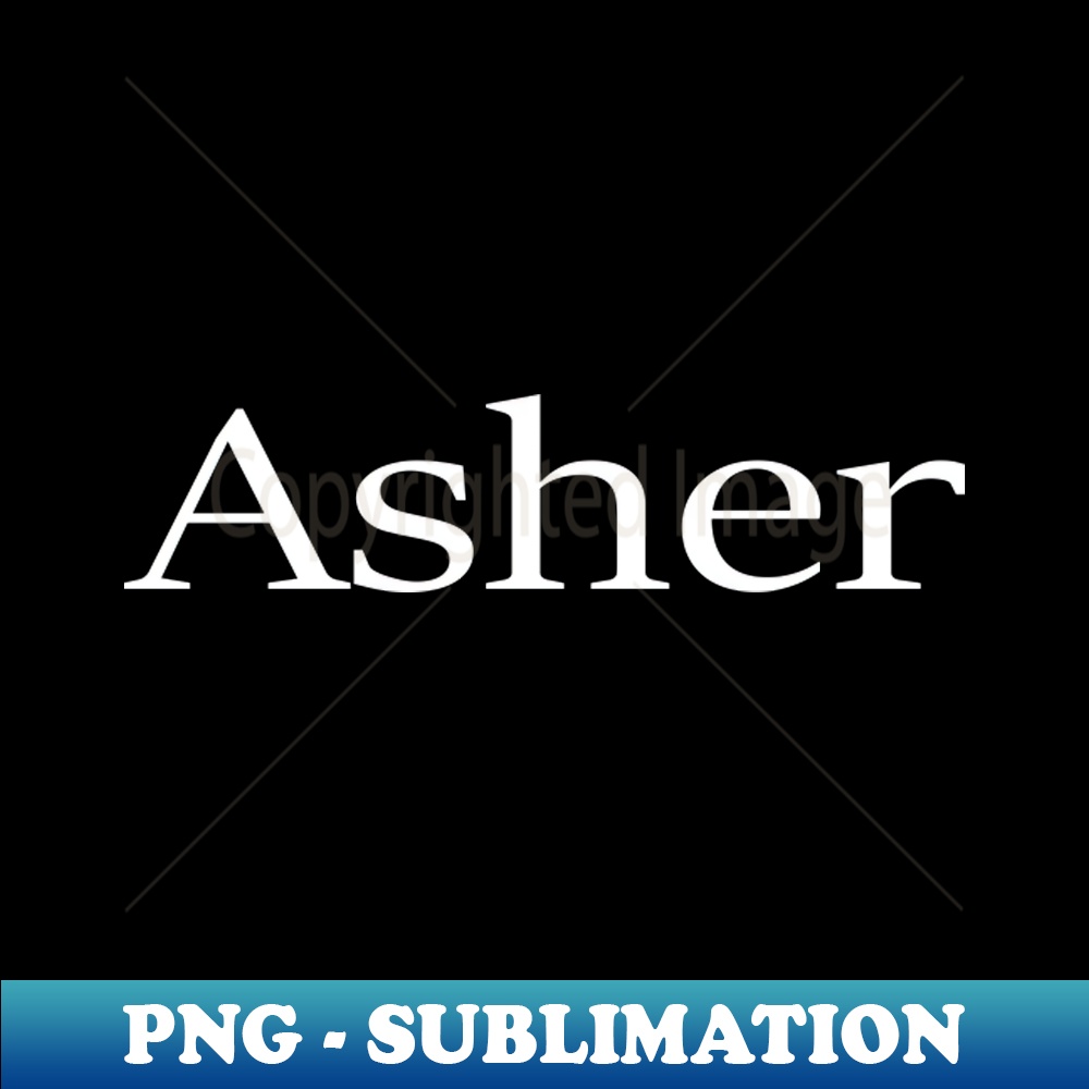 Asher - PNG Transparent Digital Download File for Sublimatio | Inspire ...