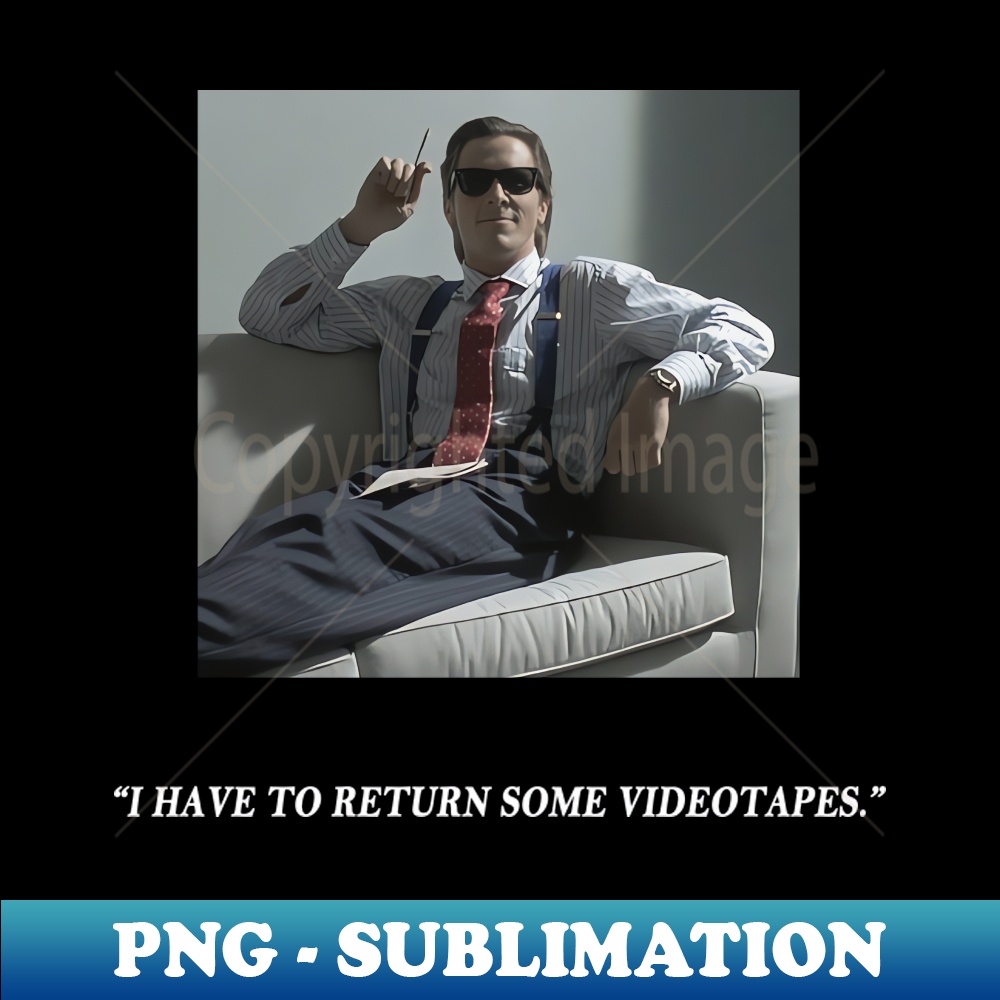 Patrick Bateman American Psycho 2 - PNG Transparent Sublimat | Inspire ...