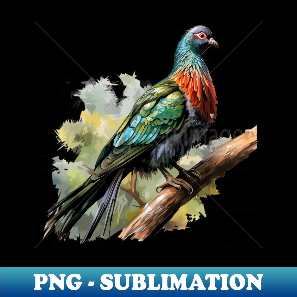 Nicobar Pigeon - Signature Sublimation PNG File - Instantly | Inspire ...