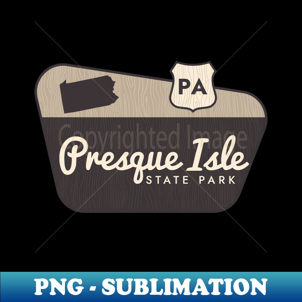 Presque Isle State Park Pennsylvania Welcome Sign - Vintage | Inspire ...