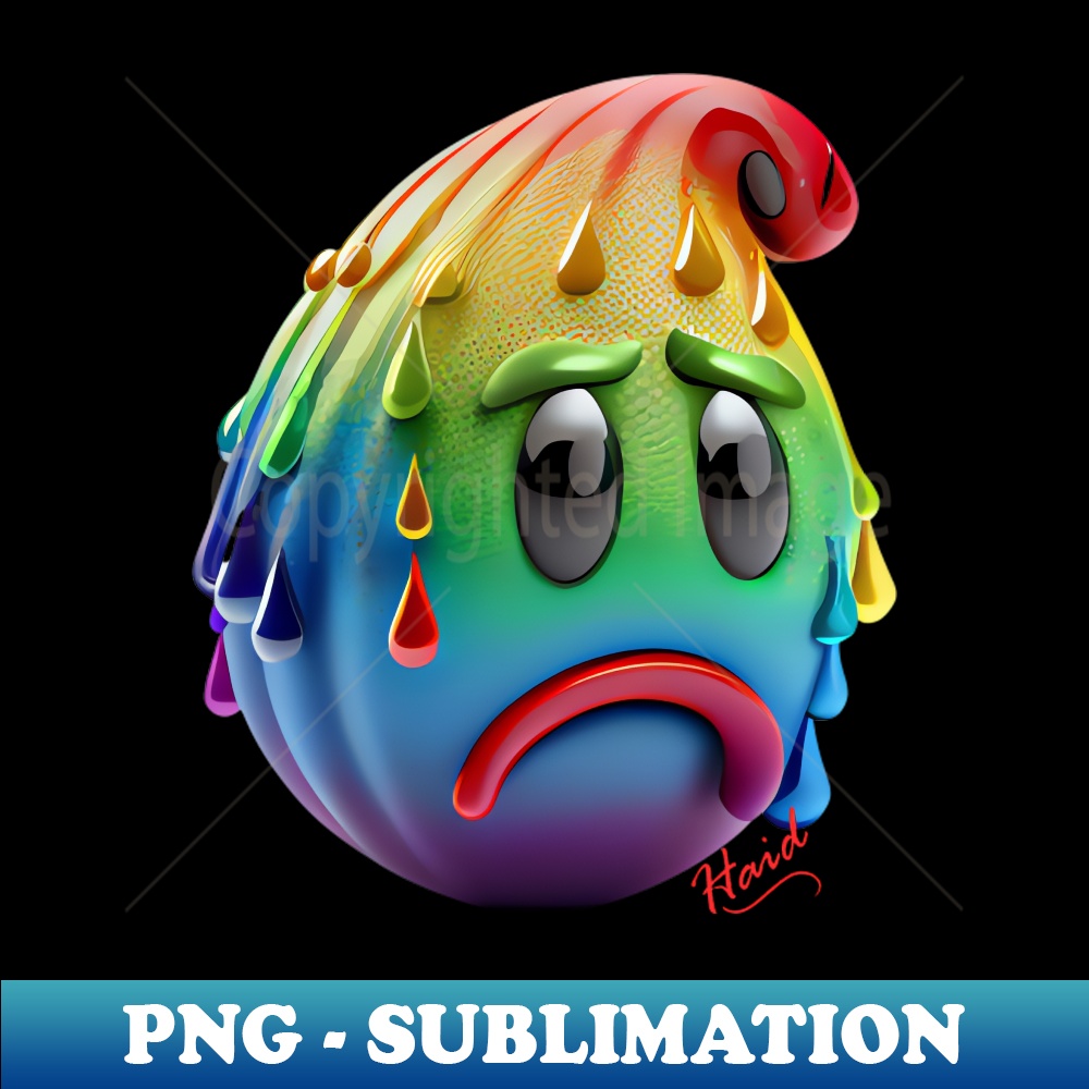 Emoji in colors AI Haid - Signature Sublimation PNG File - S - Inspire ...