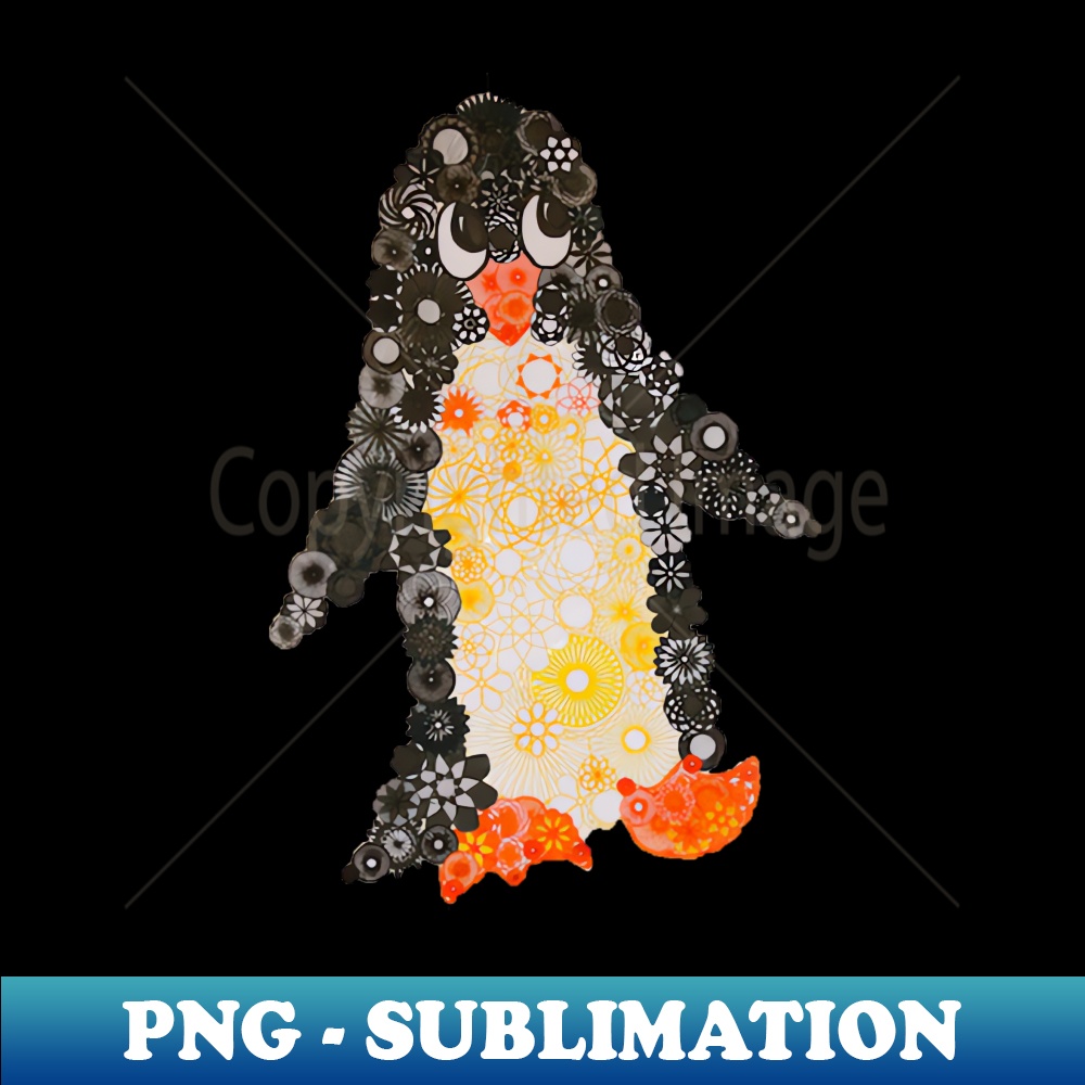 Spirograph Penguin a Patterned Spirograph Collage - High-Res | Inspire ...