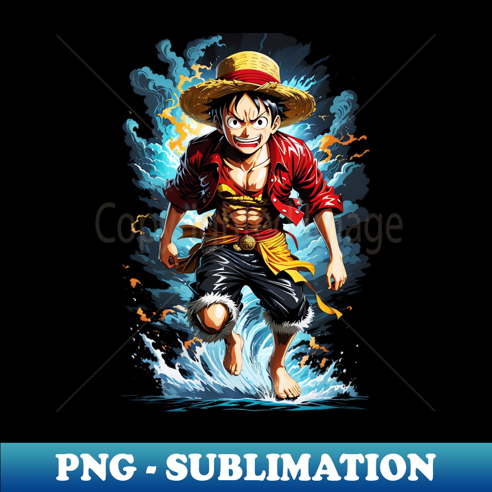 Monkey D Luffy - High-Resolution PNG Sublimation File - Spic | Inspire ...