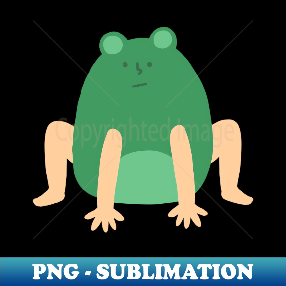 Frog with Legs Cute Weird High Quality Gift Minimalist | Inspire Uplift